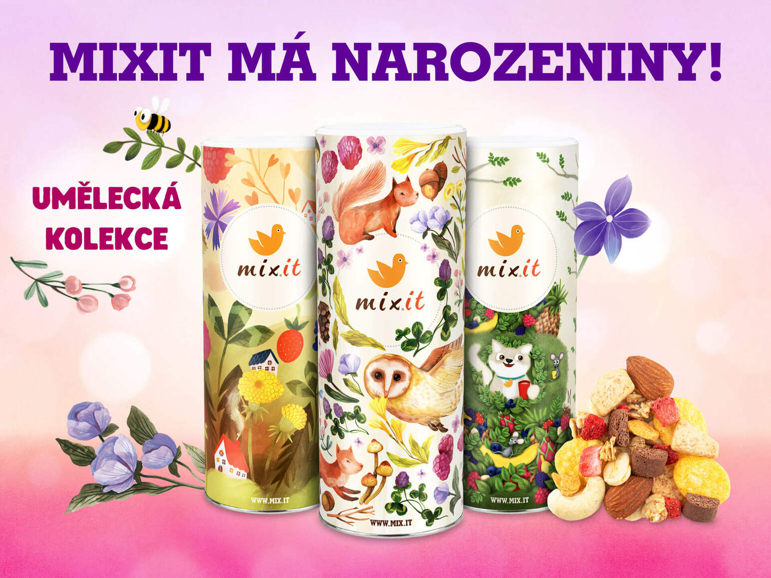 Mixit.cz: Kompletní nabídka jen u nás. Müsli, ovoce, čokoláda, oříšky ...