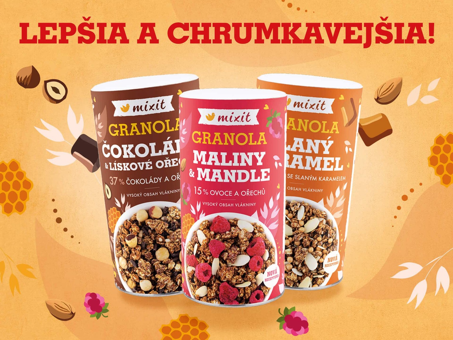 Mixit.sk: Kompletná ponuka len u nás. Müsli, ovocie, čokoláda, orechy ...