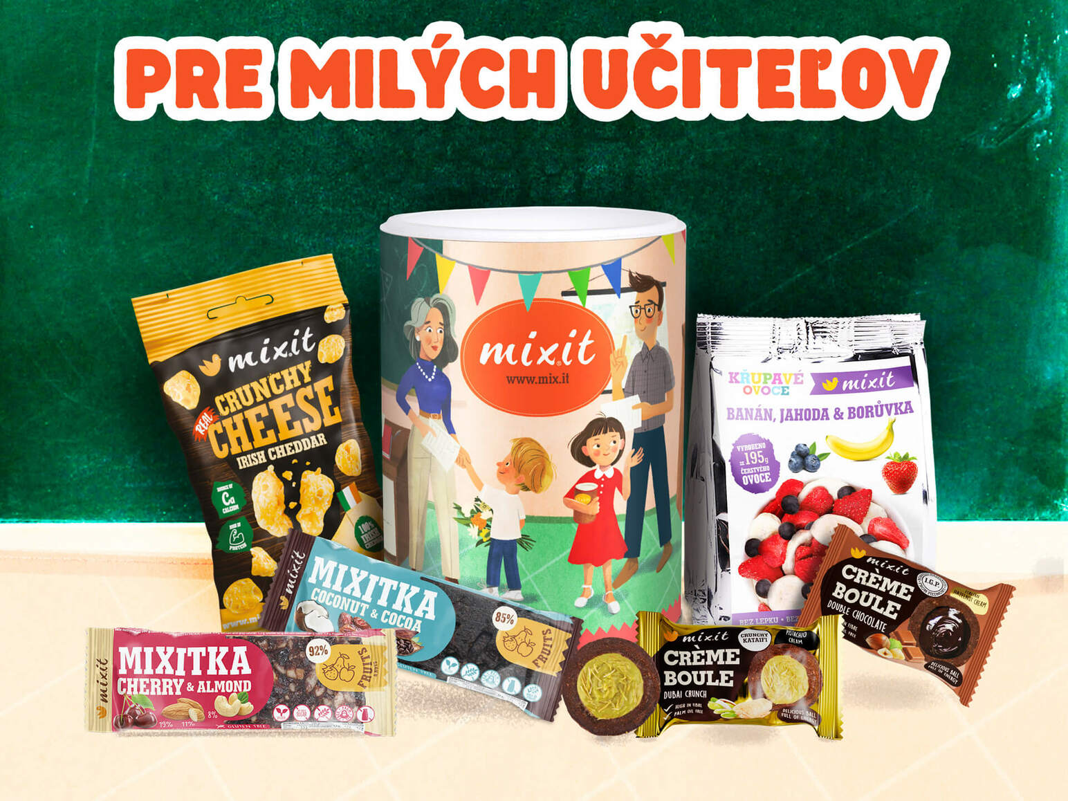 Mixit.sk: Kompletná ponuka len u nás. Müsli, ovocie, čokoláda, orechy ...