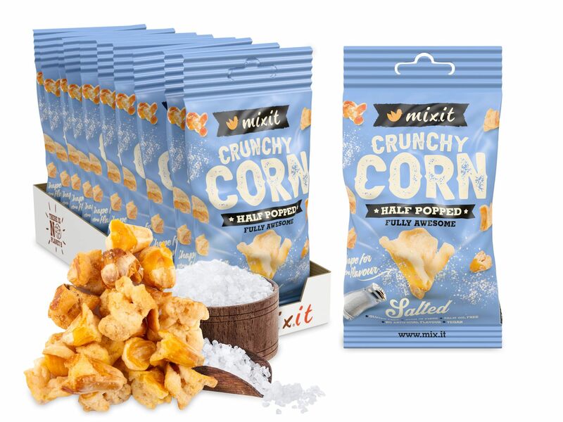 Crunchy corn - Salziger Snack im Taschenformat (10 Stk.) | Mixit.at