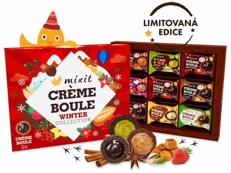 Müsli tyčinky Mixitky a Crème boule | Mixit.cz