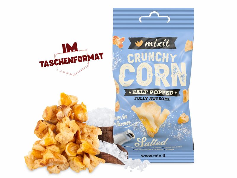 Crunchy corn im Taschenformat - Salziger Snack | Mixit.de