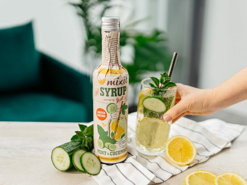 BIO Mixit sirup – Máta a okurka | Mixit.cz